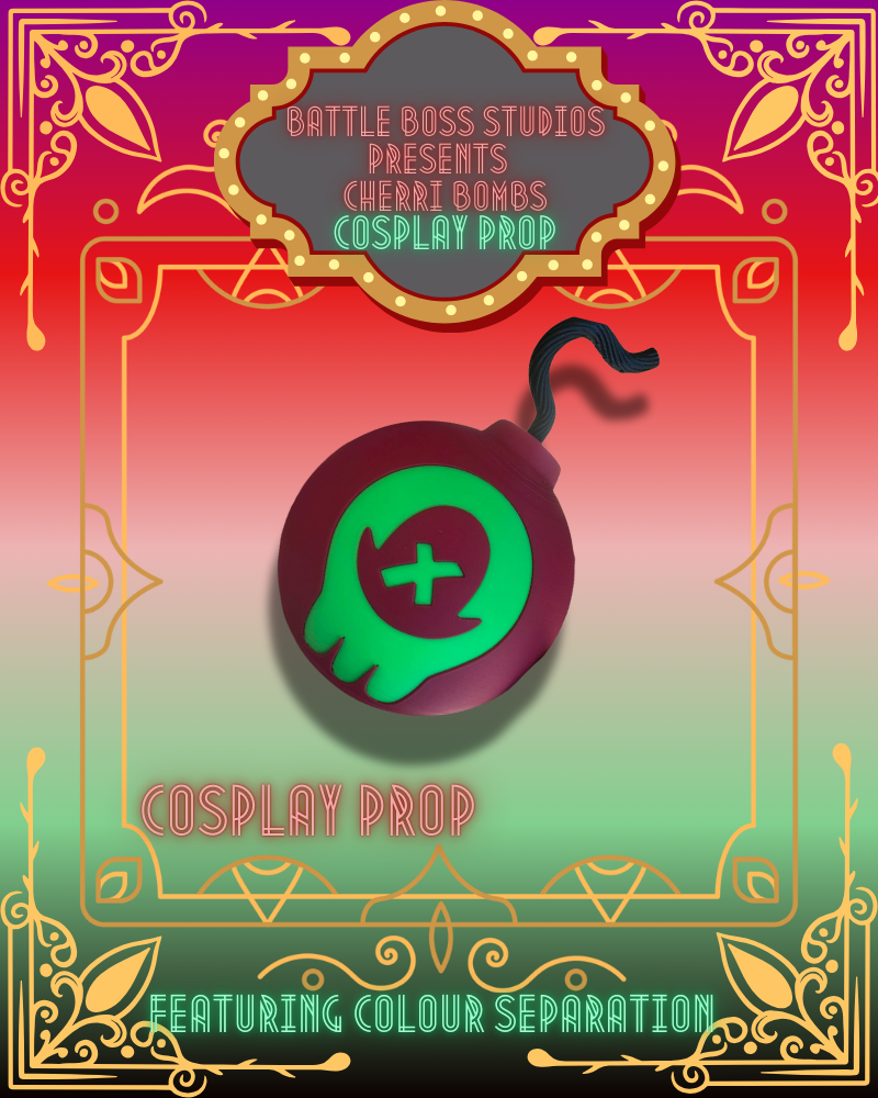 Cherri Bomb Cosplay Prop- Hazbin Hotel – Battle Boss